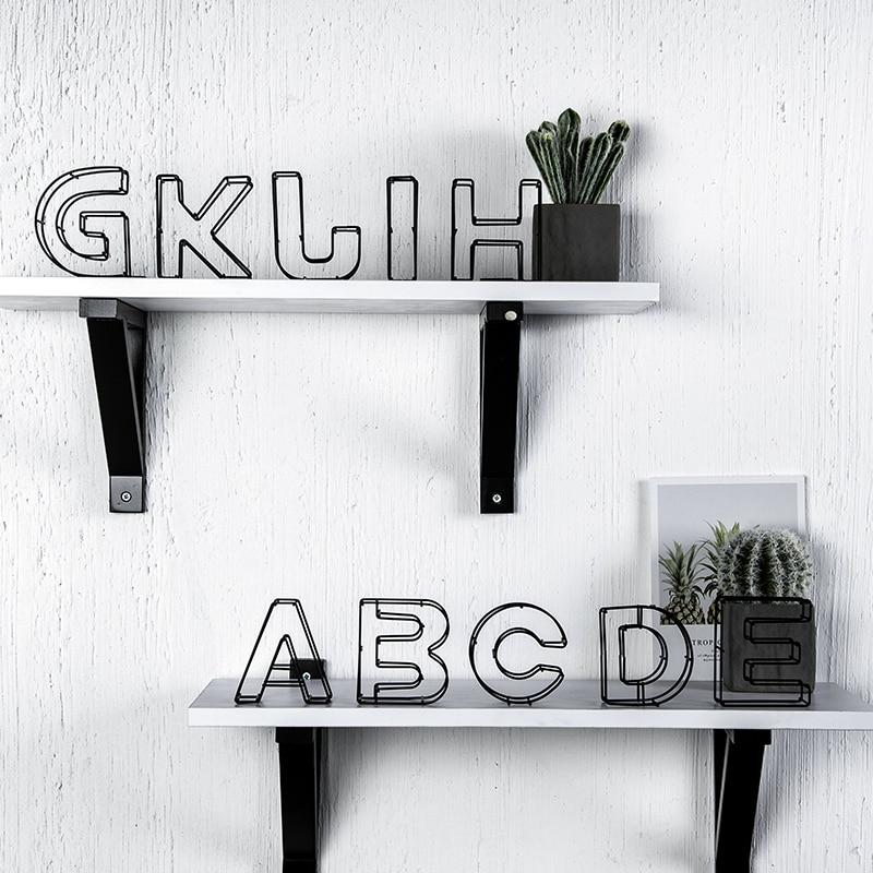 Wire Frame Letter Home Decor